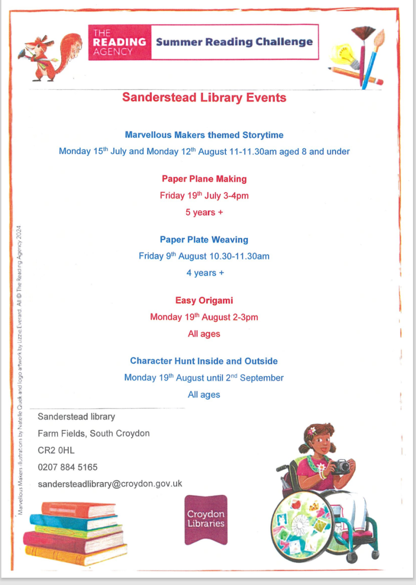 Summer Reading Challenge at Sanderstead Library starts on 6th July ...