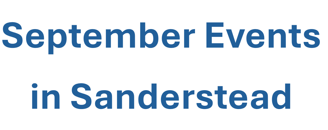 September events – Sanderstead Residents' Association